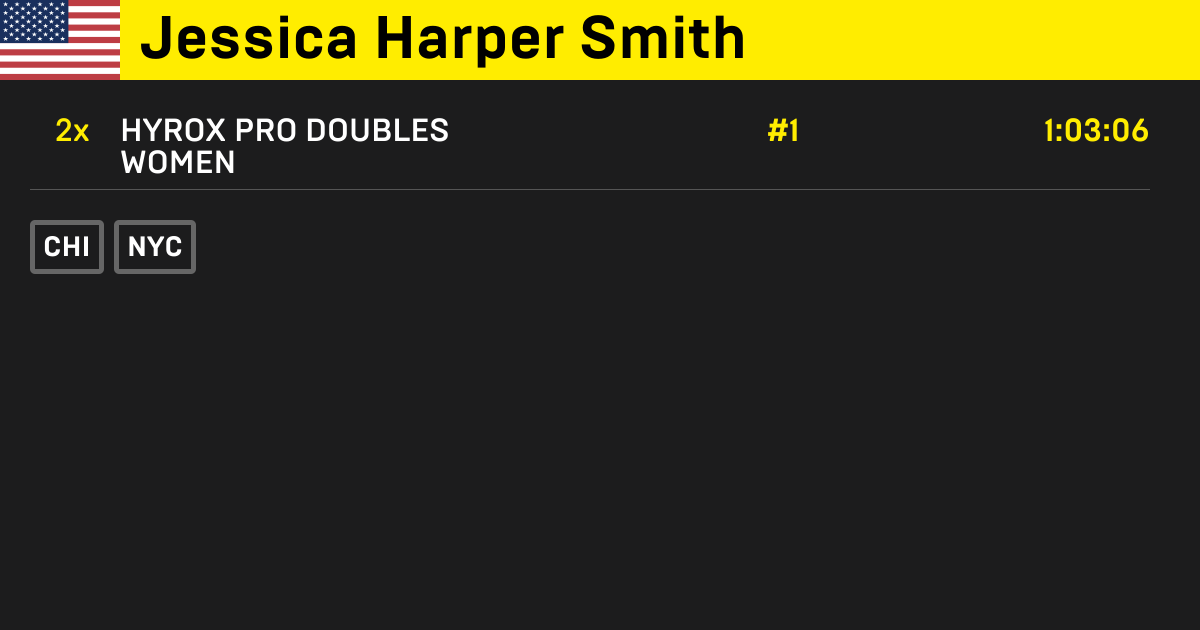 Jessica Harper Smith, HYROX PRO athlete